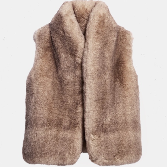 Vanessa Bruno | Jackets & Coats | Vanessa Bruno Marcello Faux Fur Vest ...